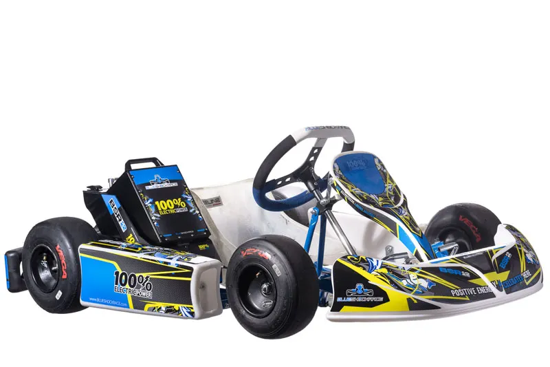 Blue Shock Race X1 Racing E-Kart | BSR Dealer - Shockt LLC