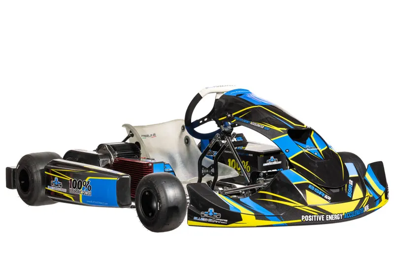 Blue Shock Race X4 Racing E-Kart | BSR Dealer - Shockt LLC