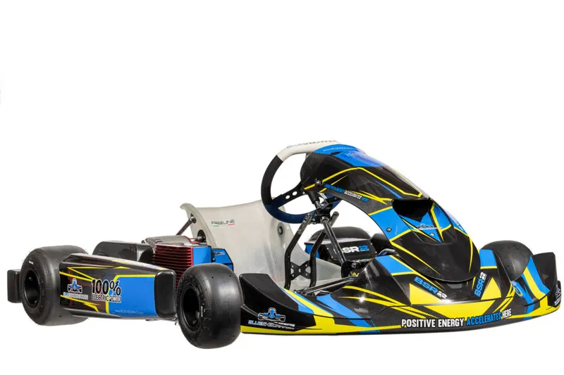 Blue Shock Race X3 Racing E-Kart | BSR Dealer - Shockt LLC